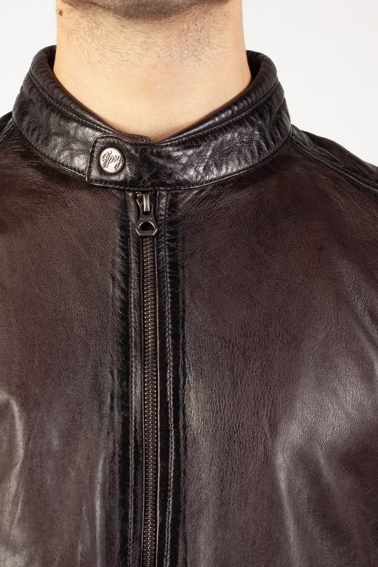 Ādas jakas | Vīriešu ādas jakas | Xjeans